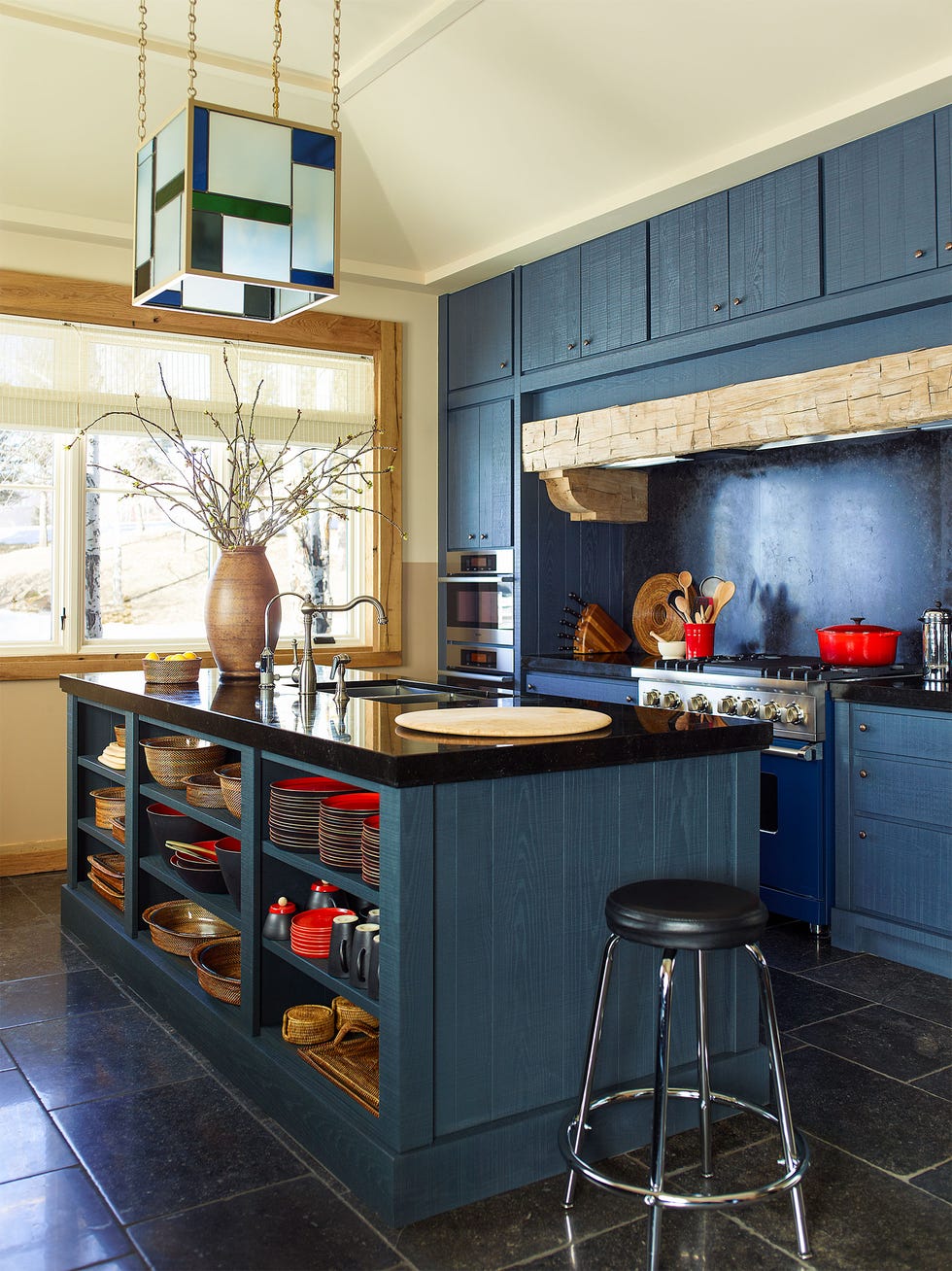 Ideas inspiradoras para cocinas azules que desearás en 2025